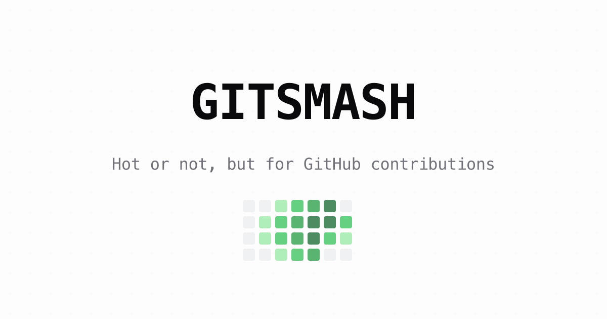 smash or pass for github commits